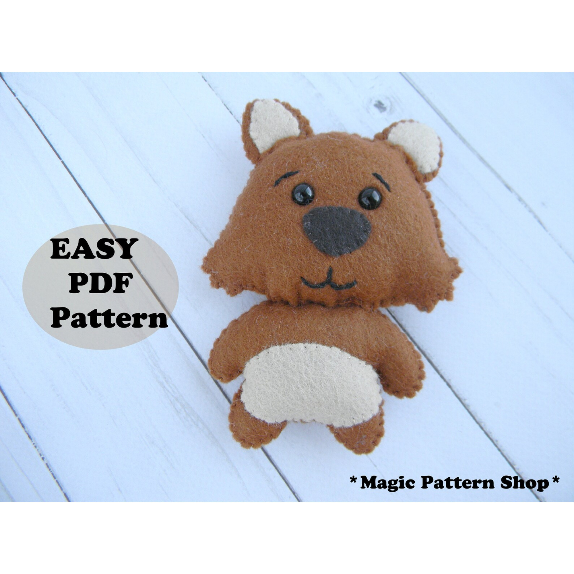 Australia animals PDF Pattern baby mobile sewing pattern koala cockatoo ...